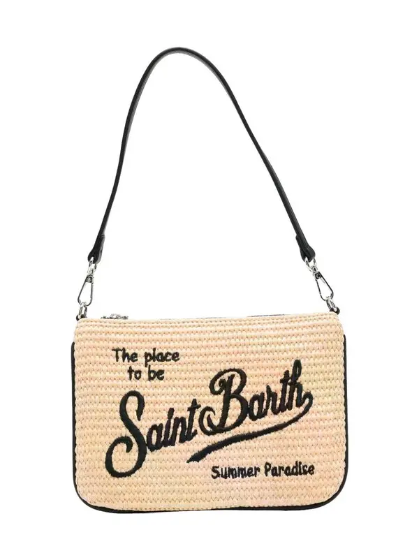 MC2 SAINT BARTH Mini Parisienne Shoulder Bag - Neutrals