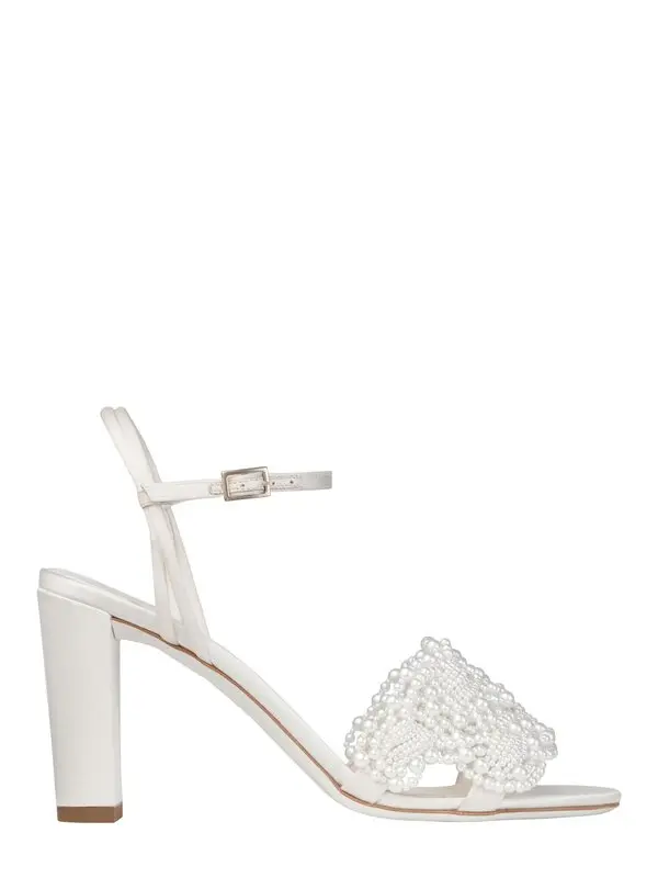 JIMMY CHOO Cary 85 Heeled Sandals - Neutral