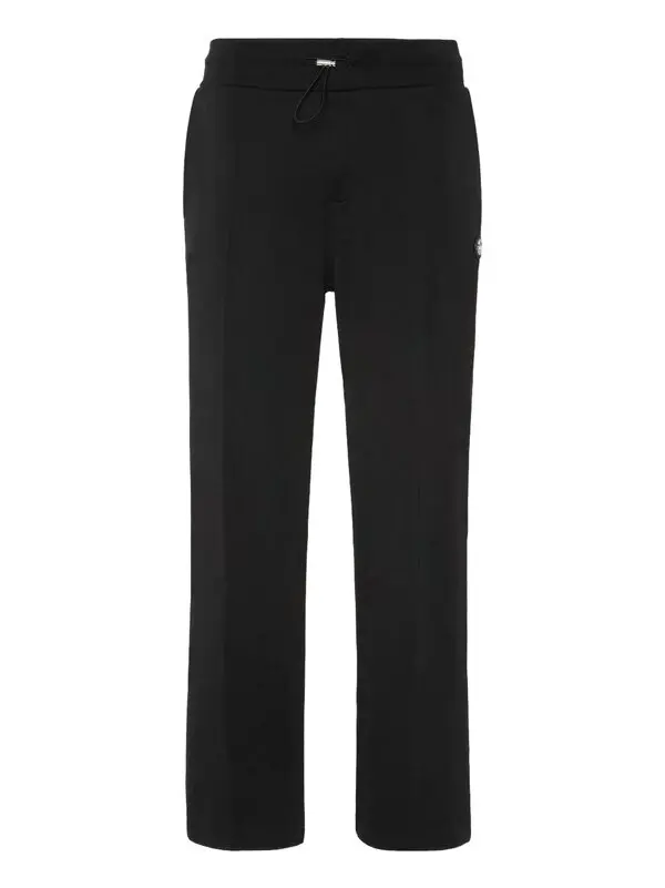 BILLIONAIRE Logo-embroidered Trousers - Black