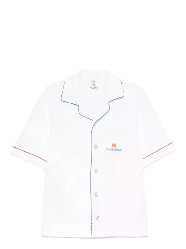 Casablanca Monogram Jacquard Towelling Shirt - White