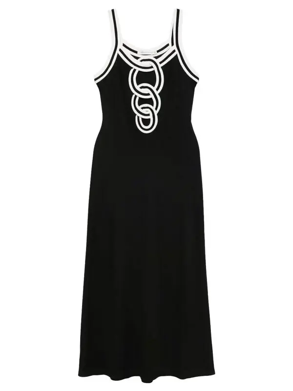 Christopher Esber Verner Linked Chain Dress - Black