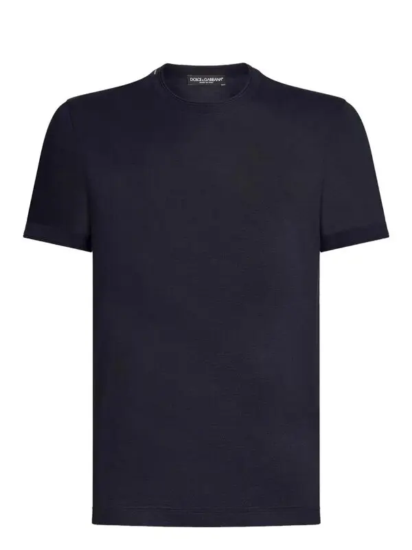 Dolce & Gabbana Silk T-shirt - Blue