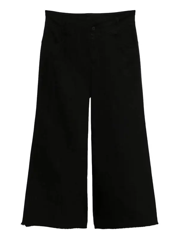 Transit Wide-leg Trousers - Black