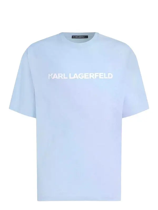 Karl Lagerfeld Logo-print T-shirt - Blue