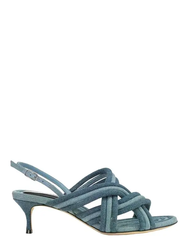SERGIO ROSSI 50mm Watamu Sandals - Blue