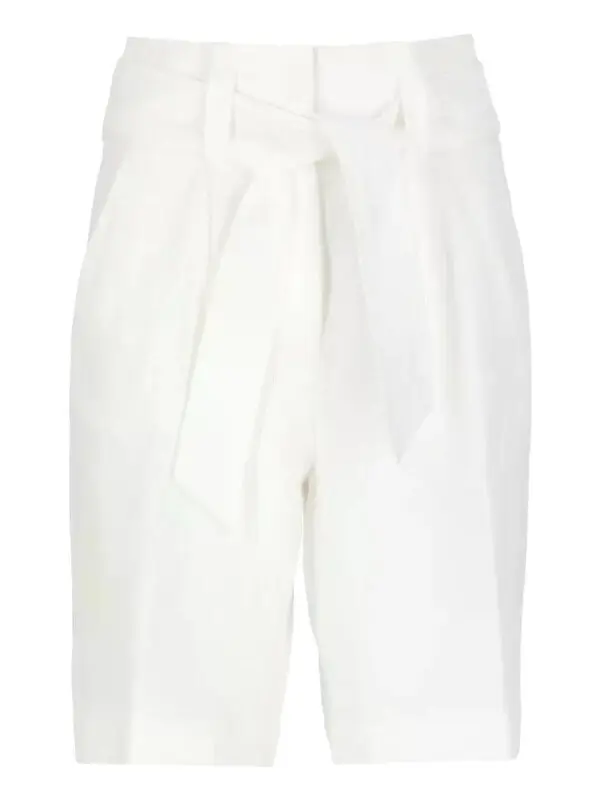 Peserico Linen Shorts - White