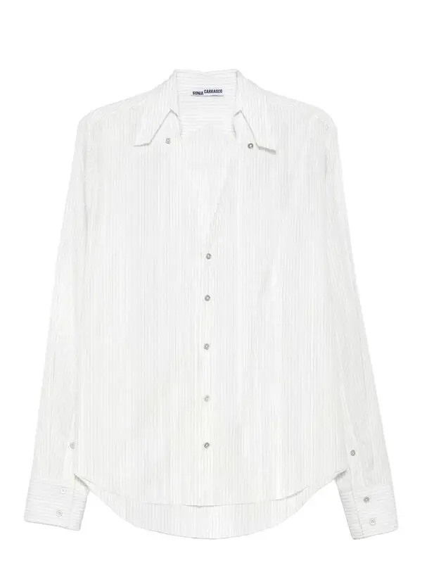 SONIA CARRASCO Cut-collar Shirt - White