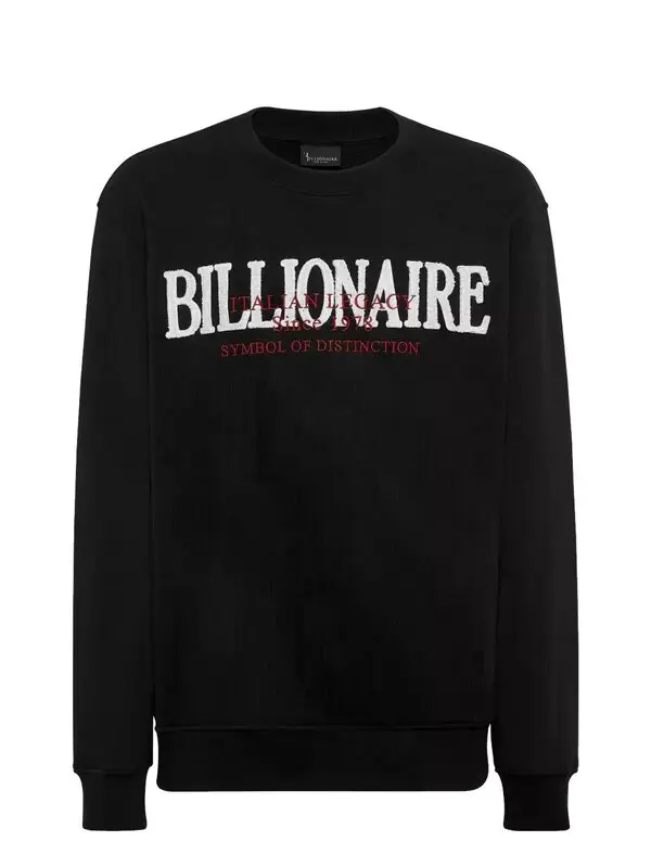 BILLIONAIRE Round-neck Sweatshirt - Black