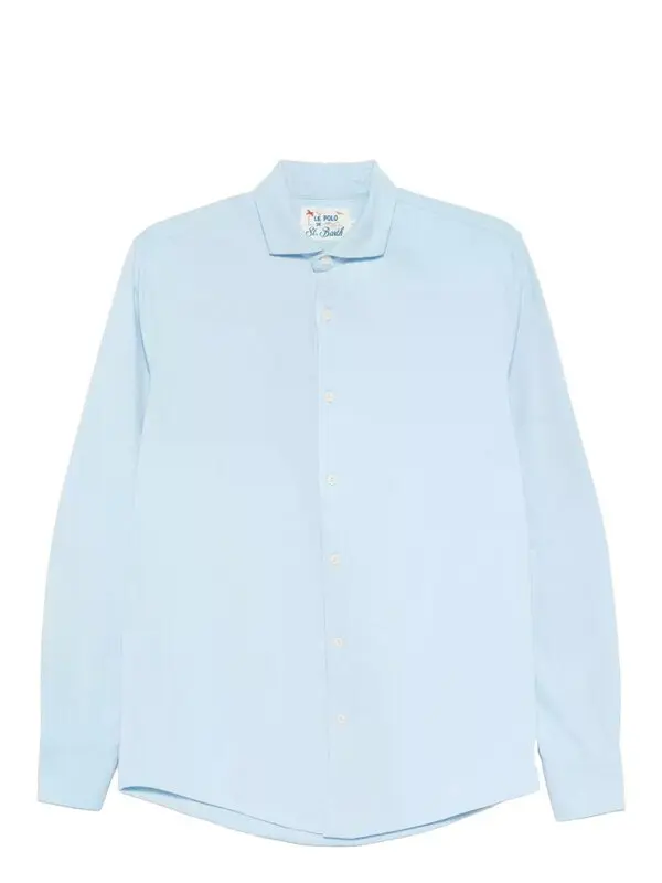 MC2 SAINT BARTH Cotton Shirt - Blue