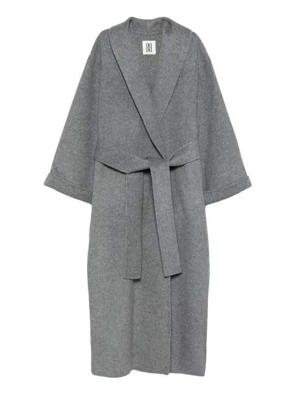 BY MALENE BIRGER Wool Coat - Grey