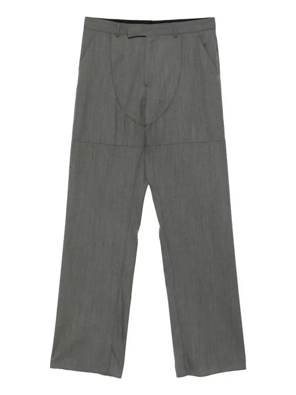 Martine Rose Straight-leg Trousers - Grey