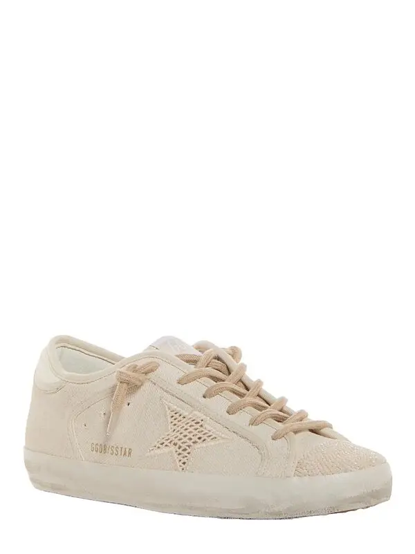 GOLDEN GOOSE Super-star Low Top Sneakers - Pearl Gray