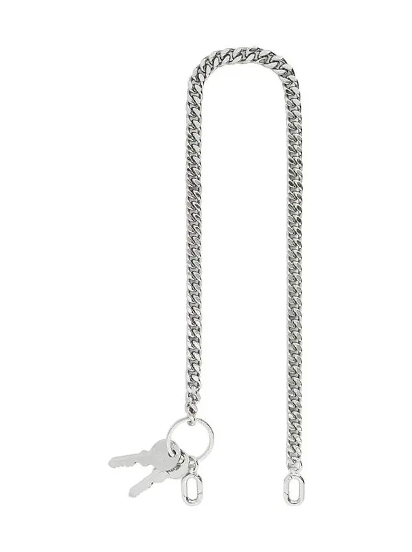 Balenciaga Hourglass Chain Strap - Silver