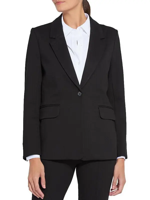 Lyssé Essential Ponte Blazer - Black