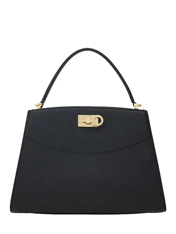 FERRAGAMO Studio Box Bag - Nero