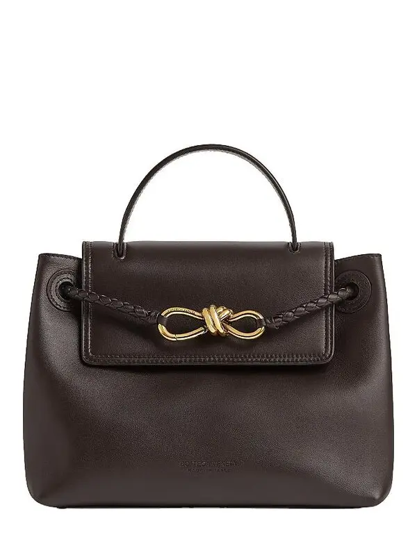 Bottega Veneta Small Ciao Ciao Leather Top Handle Bag - Fondant