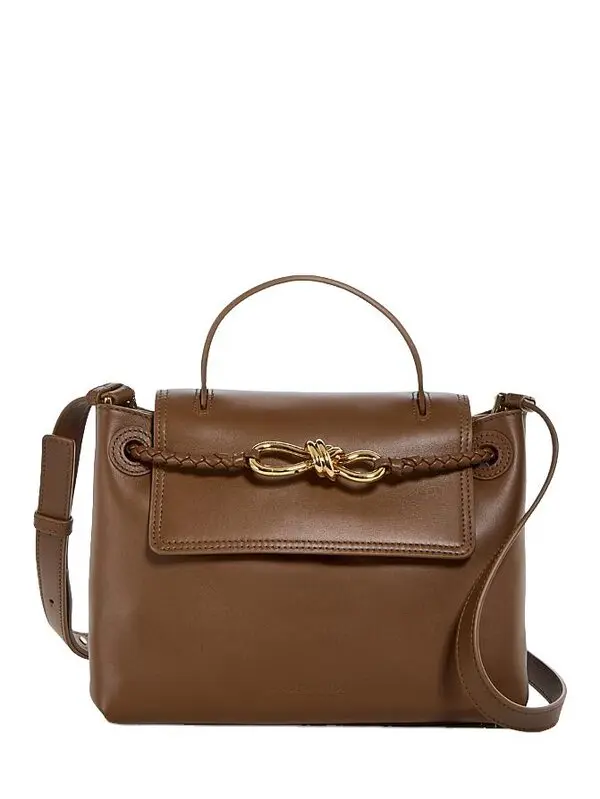 Bottega Veneta Small Ciao Ciao Leather Top Handle Bag - Nocciola/muse Brass