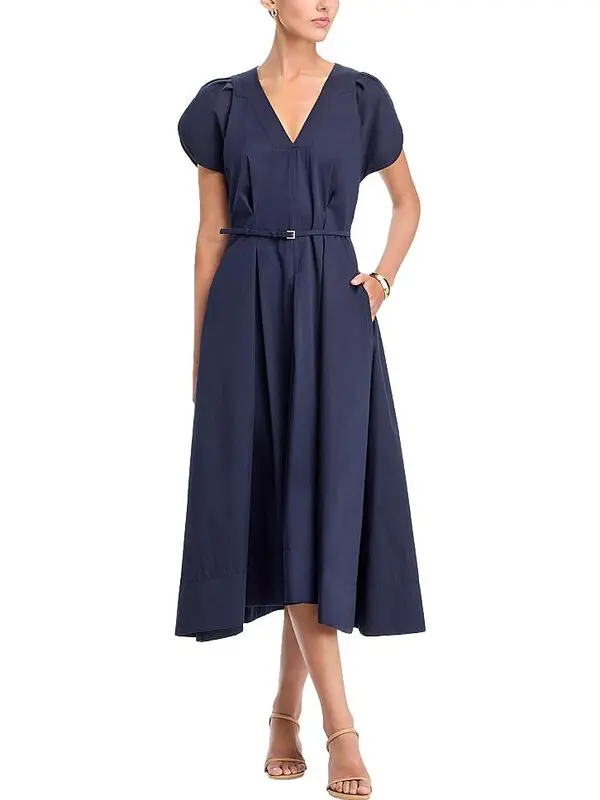 BOSS Demnilia Midi Dress - Dark Blue