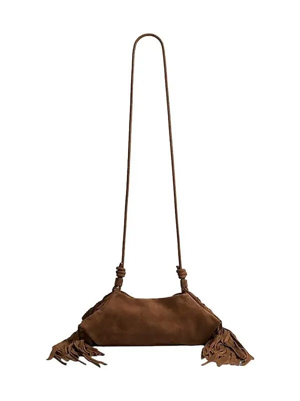 Altuzarra Origami Fringe Mini Bag - Chocolate