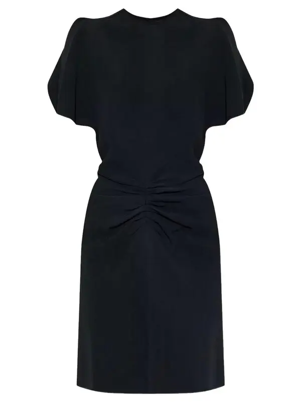 Victoria Beckham Gathered Dress - Black