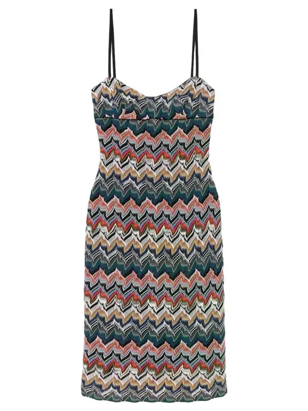 Missoni Sleeveless Midi Dress - Black