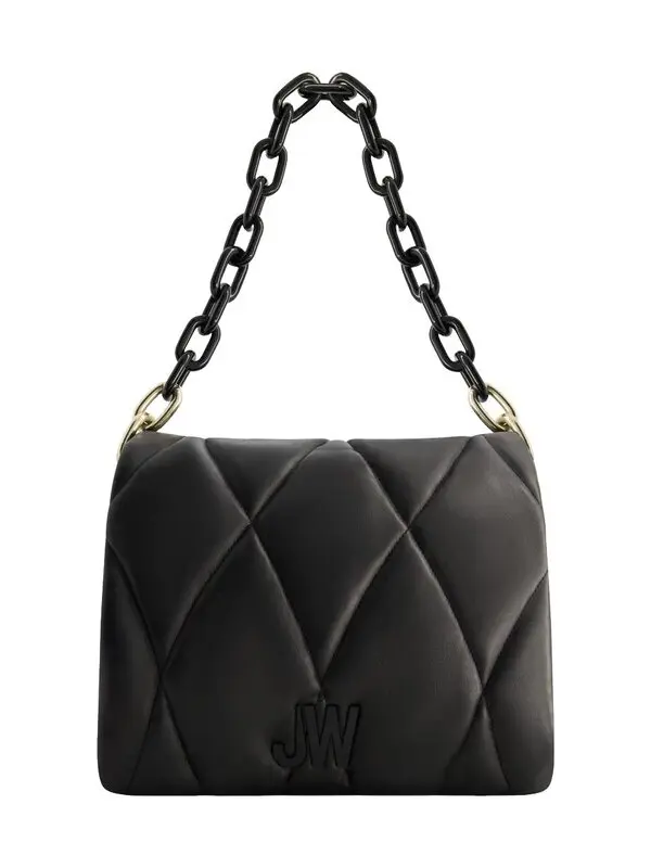 JASON WU Quilted Chain Shoulder Bag - Black