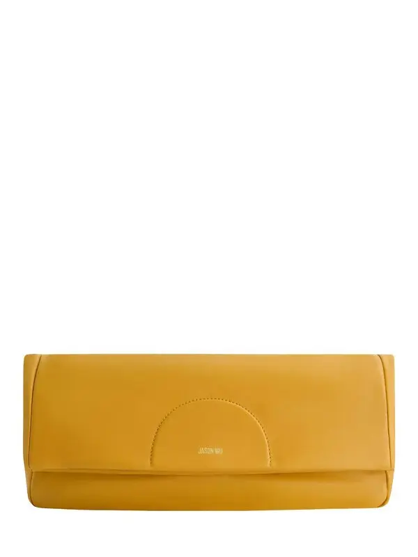JASON WU Elegant Fold-over Clutch - Cub Yellow