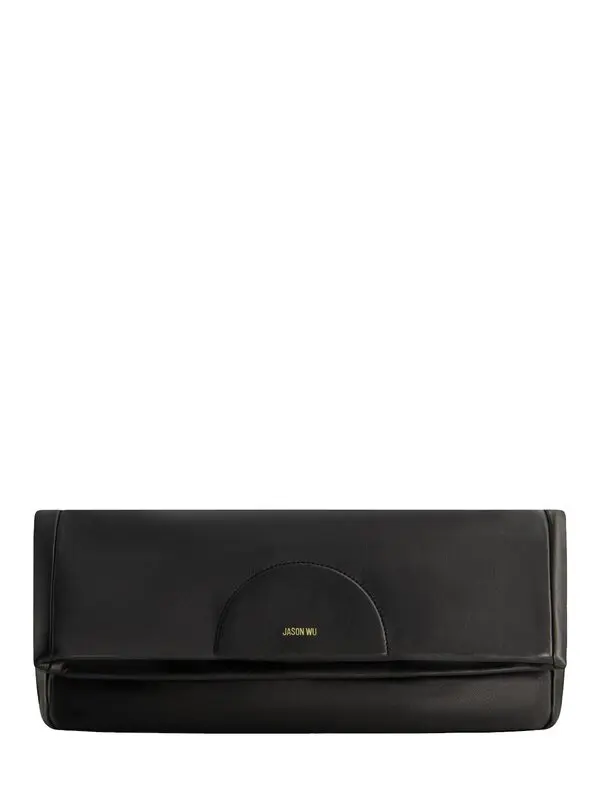 JASON WU Fold-over Clutch - Black