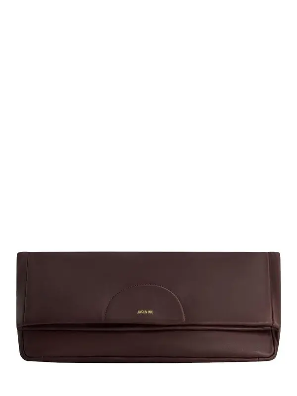 JASON WU Fold-over Clutch - Grape Elfi