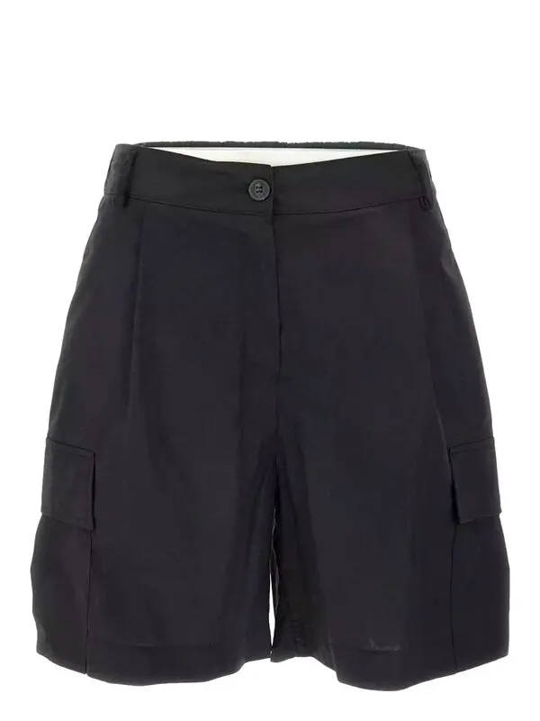 KAOS Poplin Cotton Shorts - Black