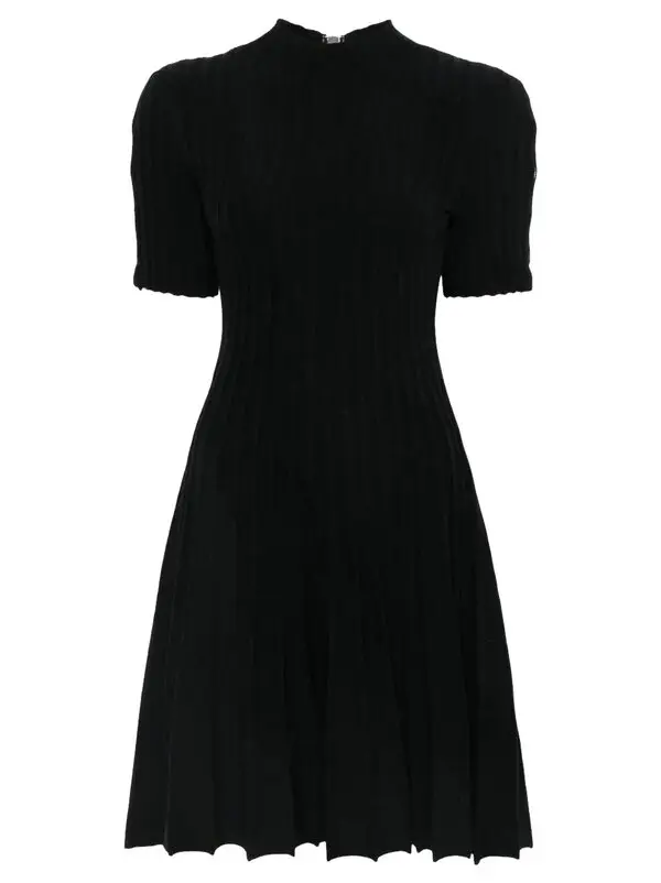 Maje Fine-knit Mini Dress - Black