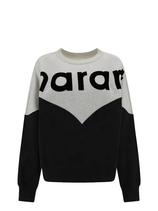 Isabel Marant Cotton Blend Sweatshirt - Grey
