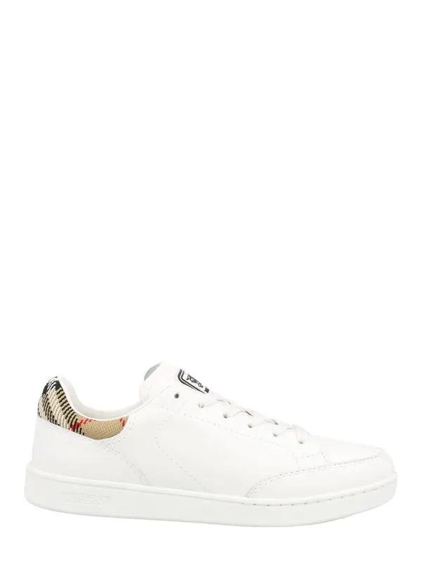 Burberry Low Top Sneakers - P. White/sand Ip Chk