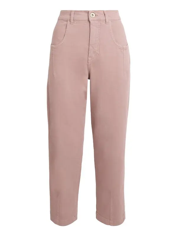 Eleventy Straight-leg Stretch-cotton Jeans - Neutral