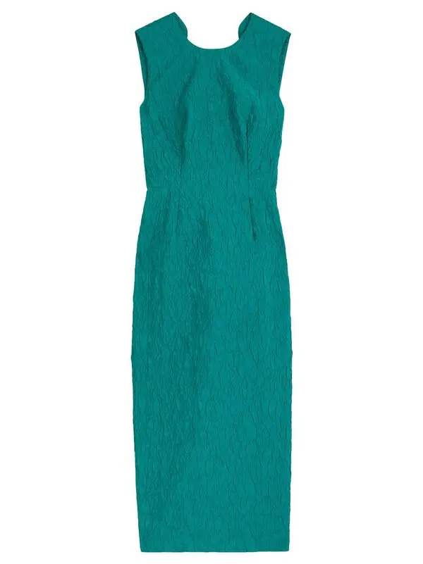 ROKSANDA Cloqué Midi Dress - Green
