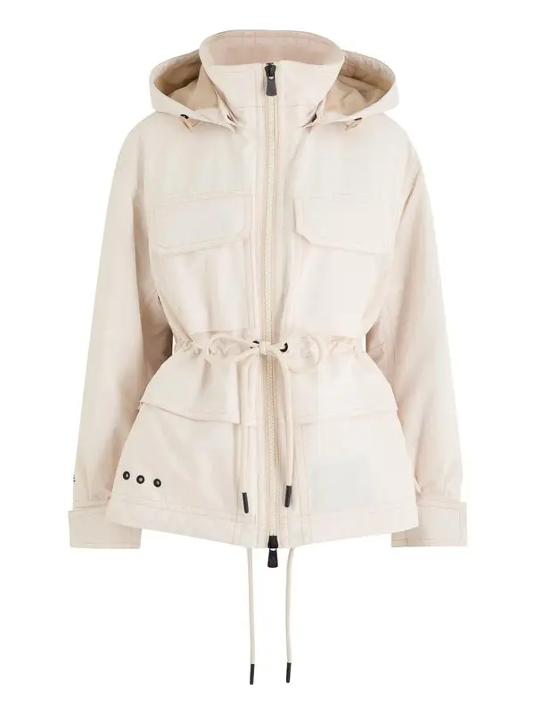 Moncler Nimba Padded Shell Jacket - Ivory