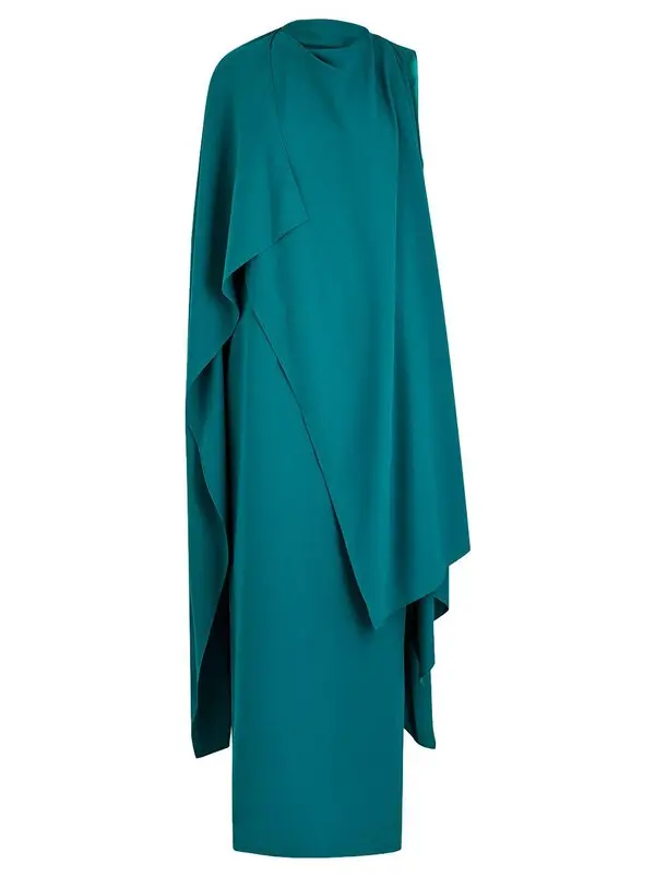 ROKSANDA Deena Draped Crepe Gown - Green