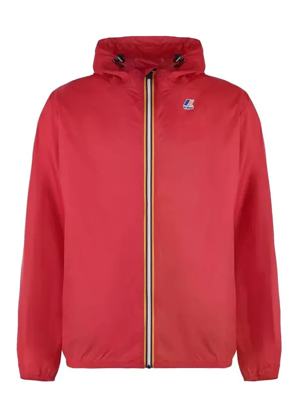 K-WAY Le Vrai 4.0 Claude Hooded Jacket - Red