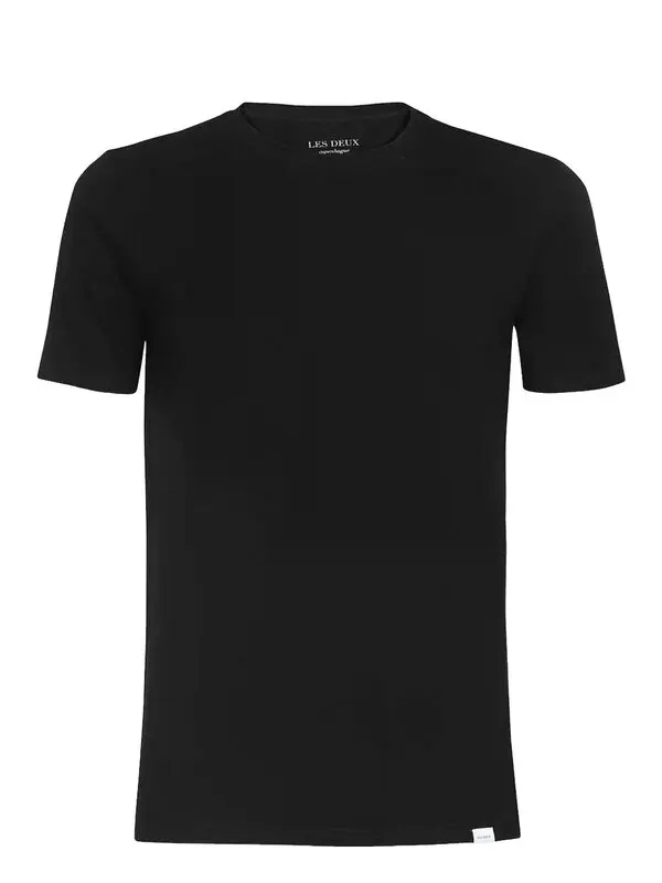 LES DEUX Crew-neck T-shirt - Black