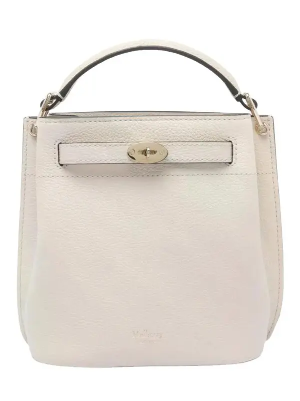 Mulberry Structured Bucket Bag - White