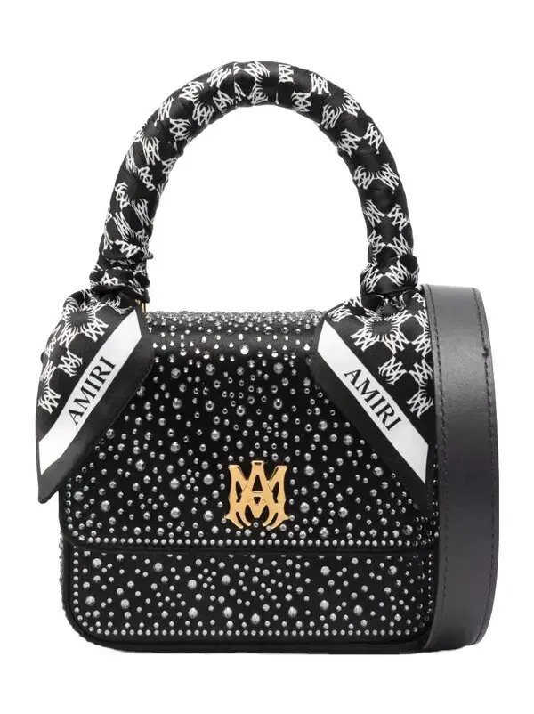 Amiri Rhinestone-embellished Mini Bag - Black
