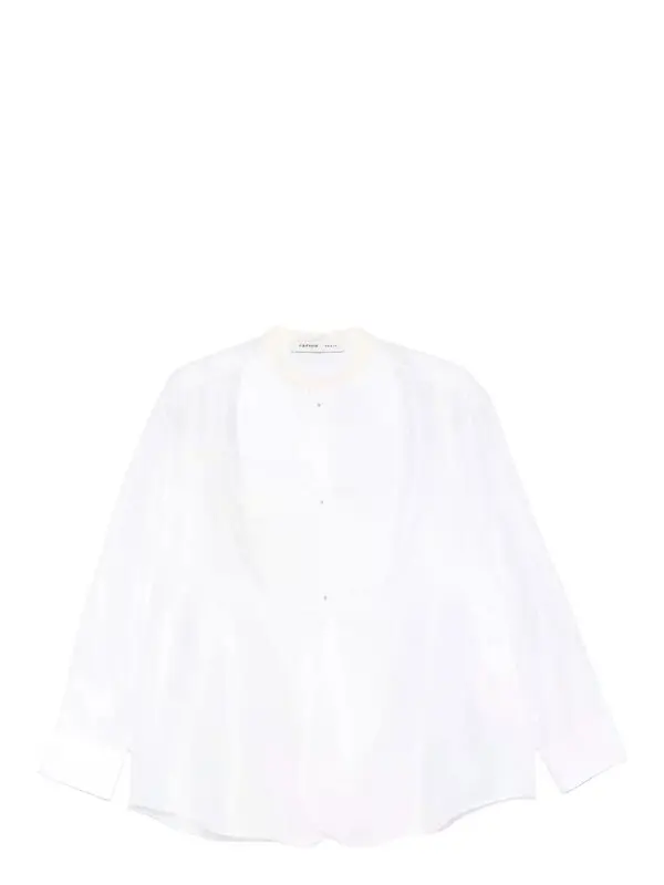Carven Satin Shirt - White