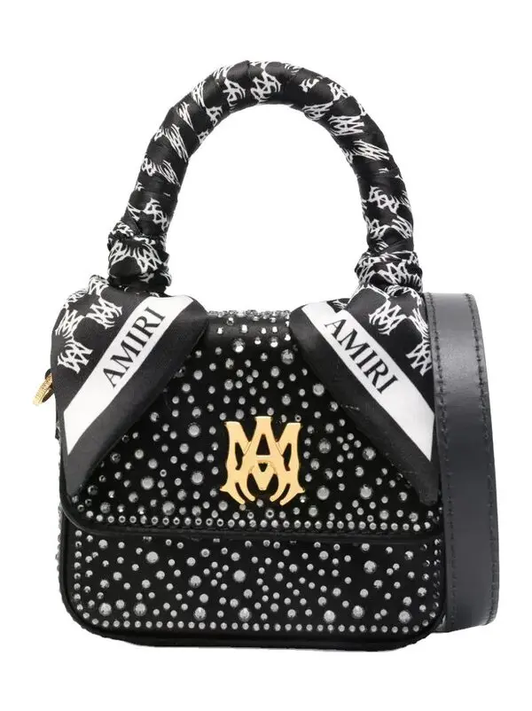 Amiri Rhinestone-embellished Mini Bag - Black