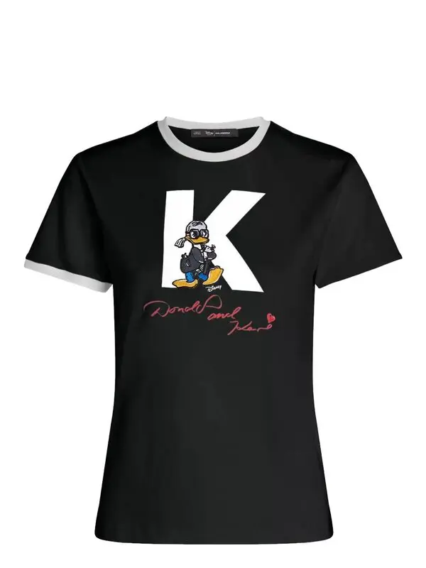 Karl Lagerfeld X Disney Petite T-shirt - Black