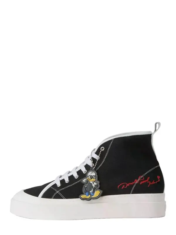 Karl Lagerfeld X Disney High-top Sneakers - Black
