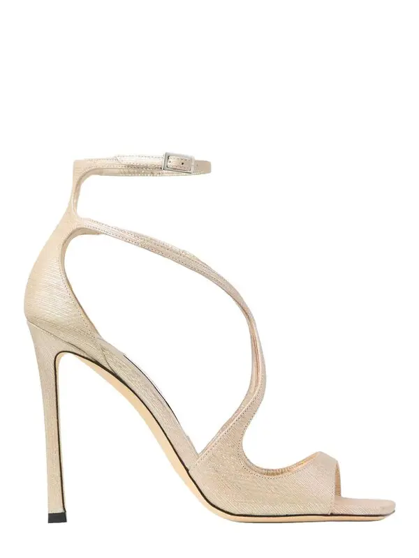 JIMMY CHOO 110mm Azia Sandals - Gold
