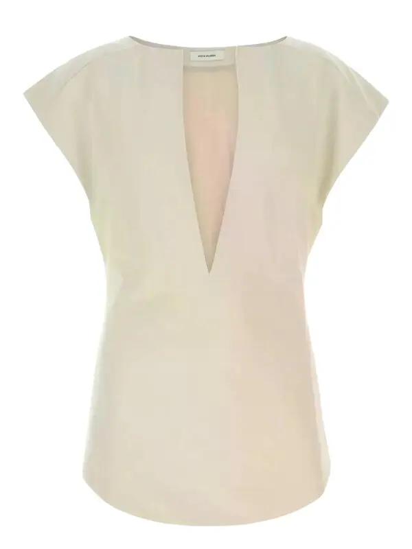ENTIRE STUDIOS V-neck Top - Neutrals