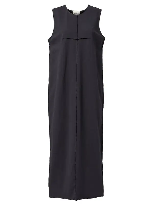 Khaite Hal Cotton Maxi Dress - Black