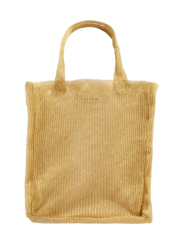 THE ROW Imogen Mini Mesh Tote Bag - Gold