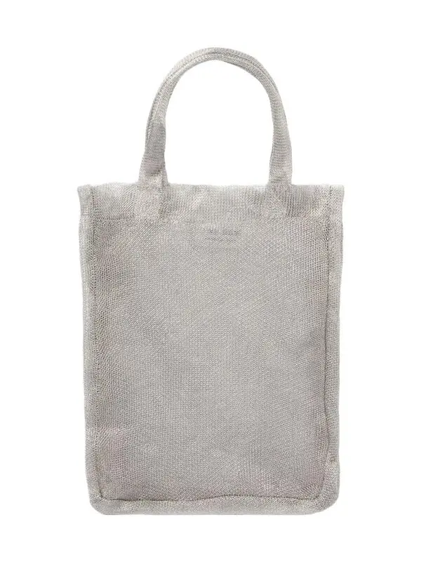 THE ROW Imogen Mini Mesh Tote Bag - Silver
